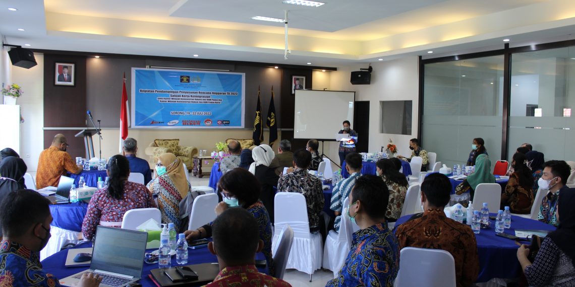 Kepala Kantor Wilayah Kemenkumham Papua Barat Membuka Kegiatan Pendampingan Penyusunan Rencana ...