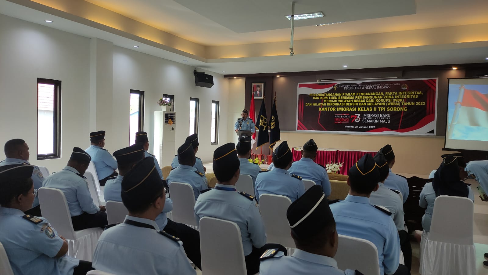 Kantor Imigrasi Sorong Laksanakan Pencanangan ZI menuju WBBM 2023 – Kantor Imigrasi Kelas II TPI ...